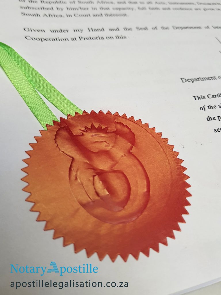 DIRCO and High Court Apostille